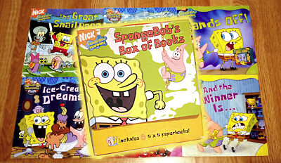 SpongeBob's Box of Books (SpongeBob SquarePants) - Paperback By Various ...