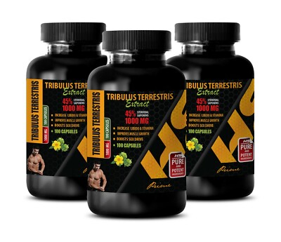 Male Enhancing Pills - TRIBULUS TERRESTRIS - formula 3 Bottles 300 Capsules | eBay