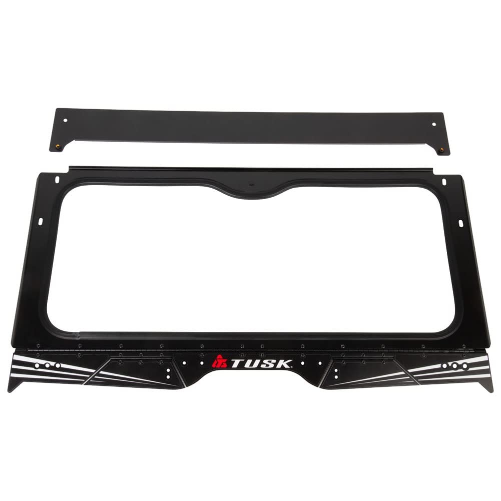 Tusk 190-459-0025 UTV Folding Glass Windshield - with Windshield Wiper ...