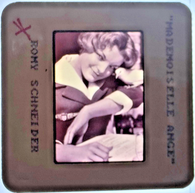 LMP88-097 1959 Actress Romy Schneider An Angel on Wheels Orig 35mm ...