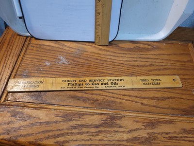 Phillips 66 Vintage Ruler/ Fish Measuring Stick 14 inch North End ...