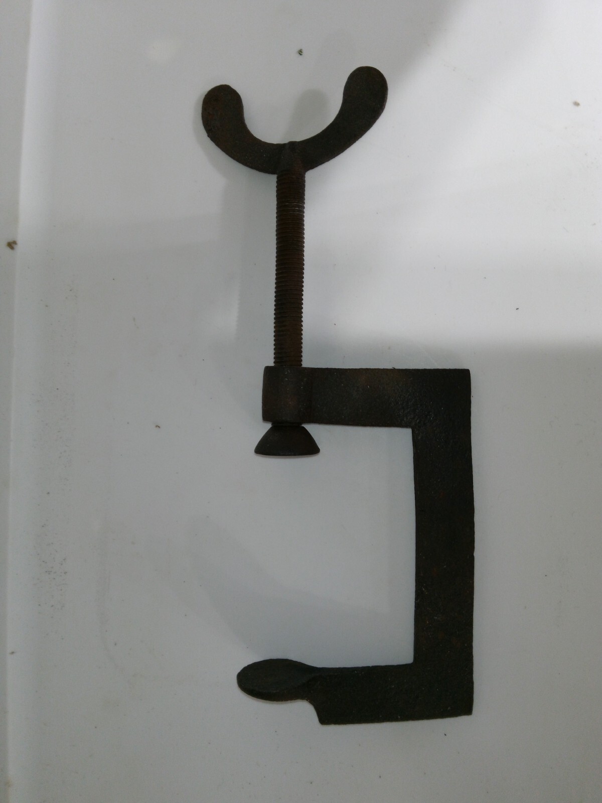 ANTIQUE BLACKSMITH HAND FORGED C CLAMP | eBay