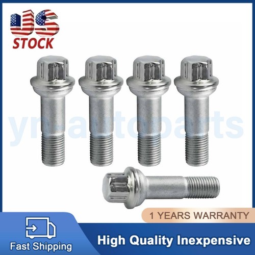 5PCS Wheel Lug Bolt Nuts 0009905407 For Benz W221 W222 W206 W213 C253 ...