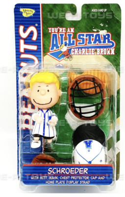 Peanuts You're an All Star Charlie Brown Schroeder Figure Playing ...
