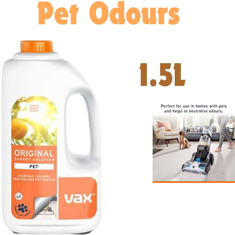 Vax Original Carpet Solution Shampoo Scented Cleaner Upholstery or ...