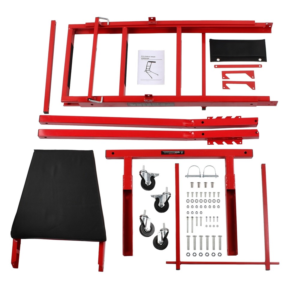 Automotive Topside Creeper 400LBS Adjustable 45"-66" Foldable Engine ...