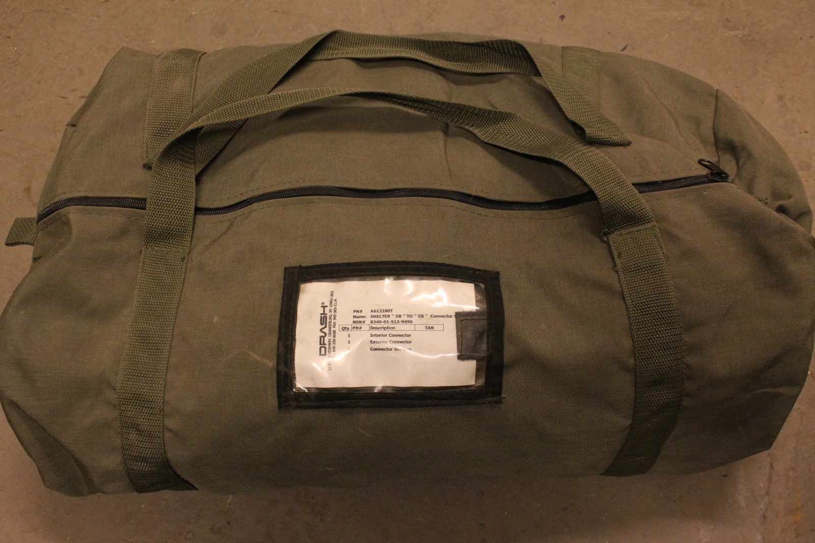 US Army DRASH Shelter Duct Supply Lutte Schlauch 18" X 35 - 46 cm 10,6 ...