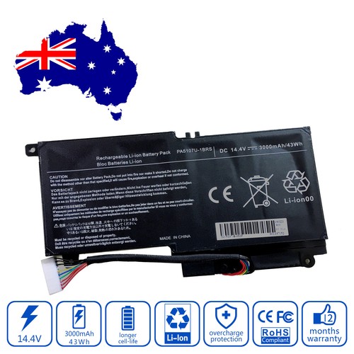 Battery for Toshiba Satellite P50-B-11V P50t-A-10M P50t-A-10R Laptop ...