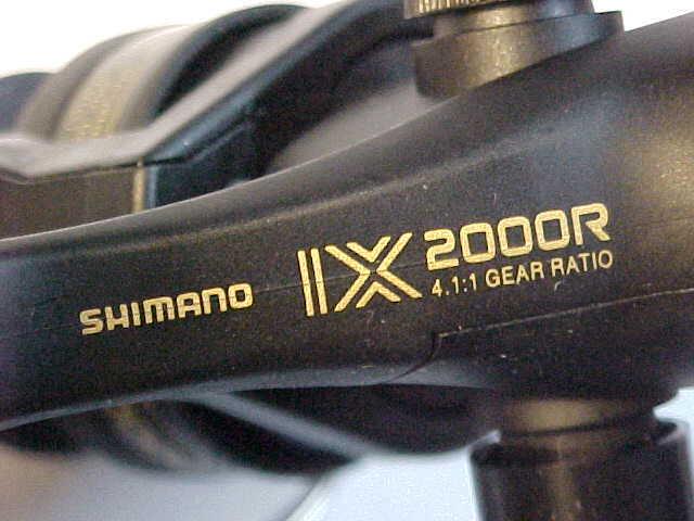 NEW SHIMANO IX R2000 spinning reel 2000 R QUICK FIRE TRIGGER CAST rear ...