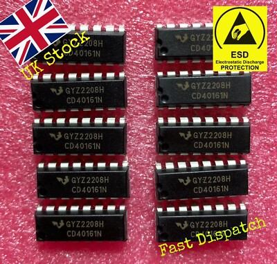 10pcs Deal CD40161 CMOS Programmable 4-bit Counter Chips Sale Uk Stock ...