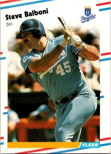 1988 Fleer #251 Steve Balboni | eBay
