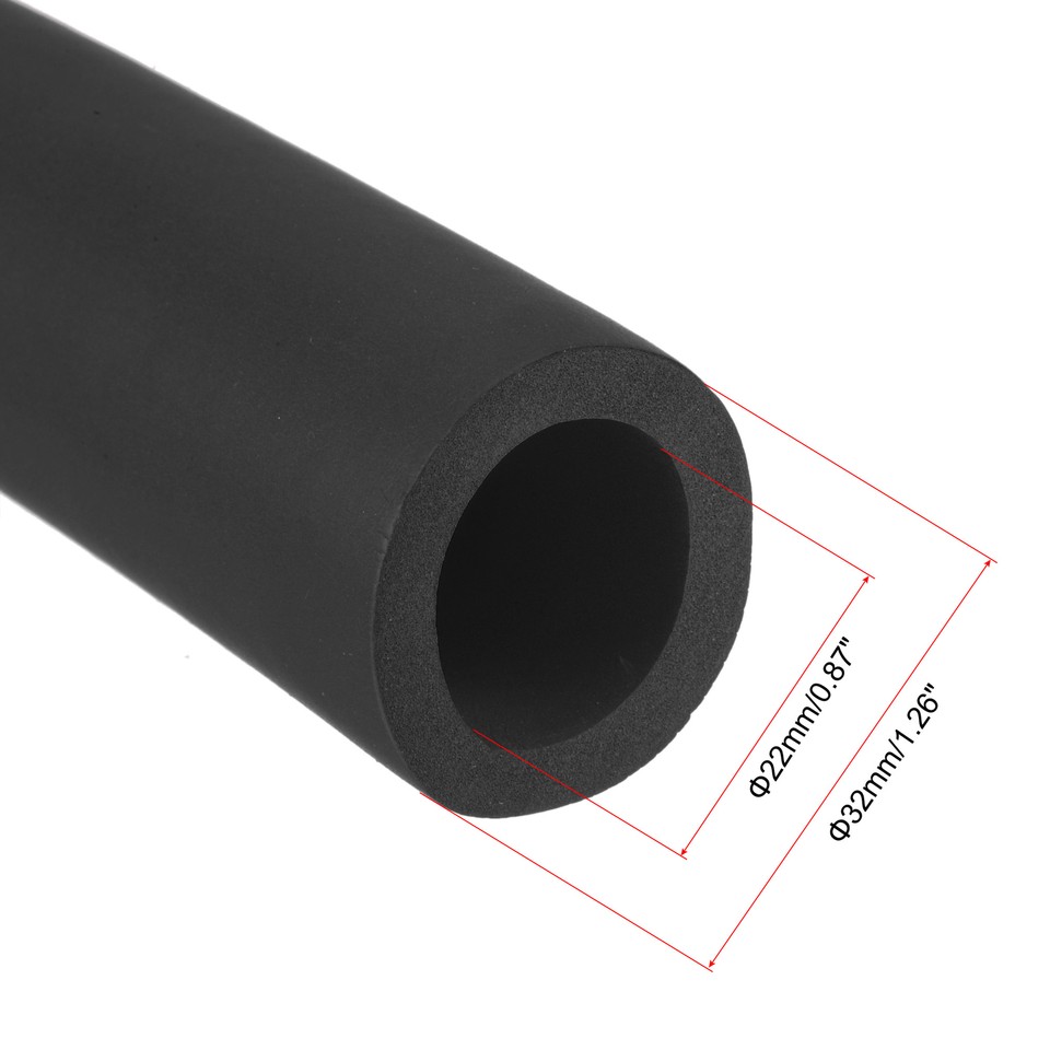Foam Tubing for Handle Grip Support Pipe Insulation 22mm ID 32mm OD 1m ...