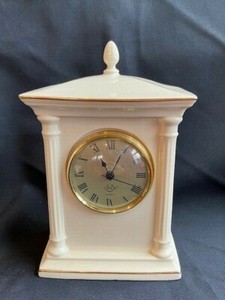 RARE REGAL LENOX QUARTZ MANTEL CLOCK GOLD MARK BATTERY OPEATED | eBay