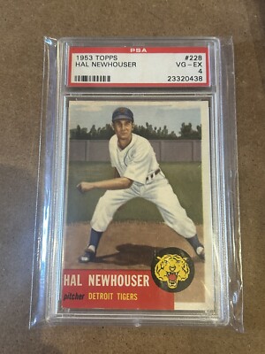 1953 Topps #228 Hal Newhouser PSA VG-EX 4 SB1 | eBay