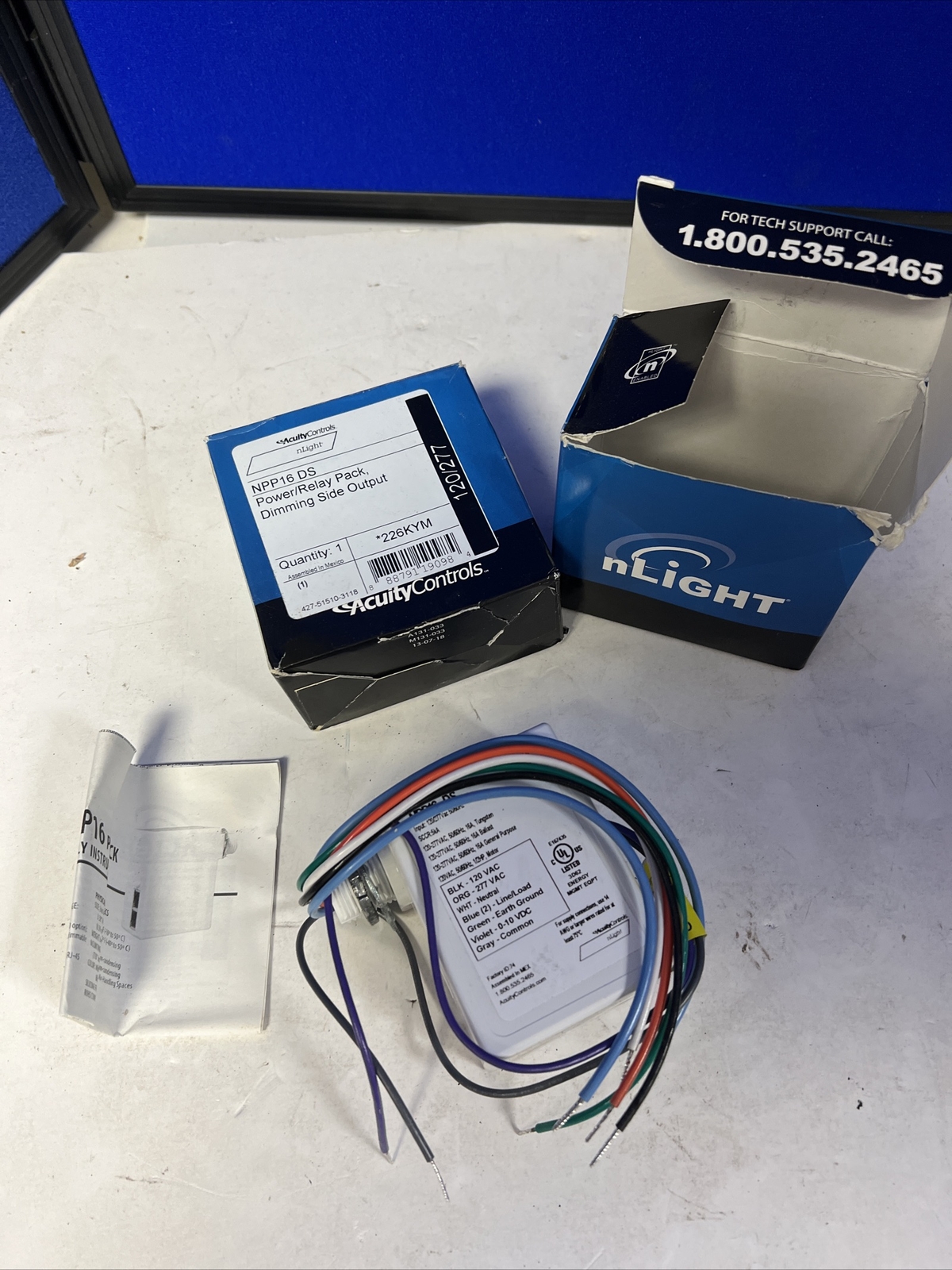 Lithonia Lighting NPP16-DS 120/277V 16A 1/2" Power Pack for sale online ...