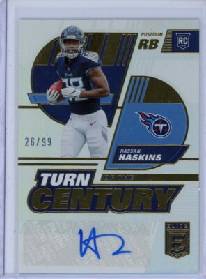2022 Donruss Elite #TC-42 Hassan Haskins Turn of the Century Auto /99 ...