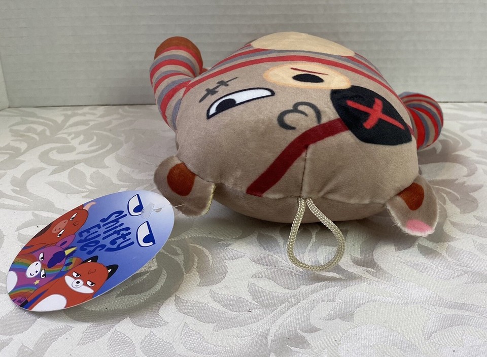 Fiesta Plush Shifty Eyes 8"Pirate Bear Stuffed Animal Dave & Busters ...