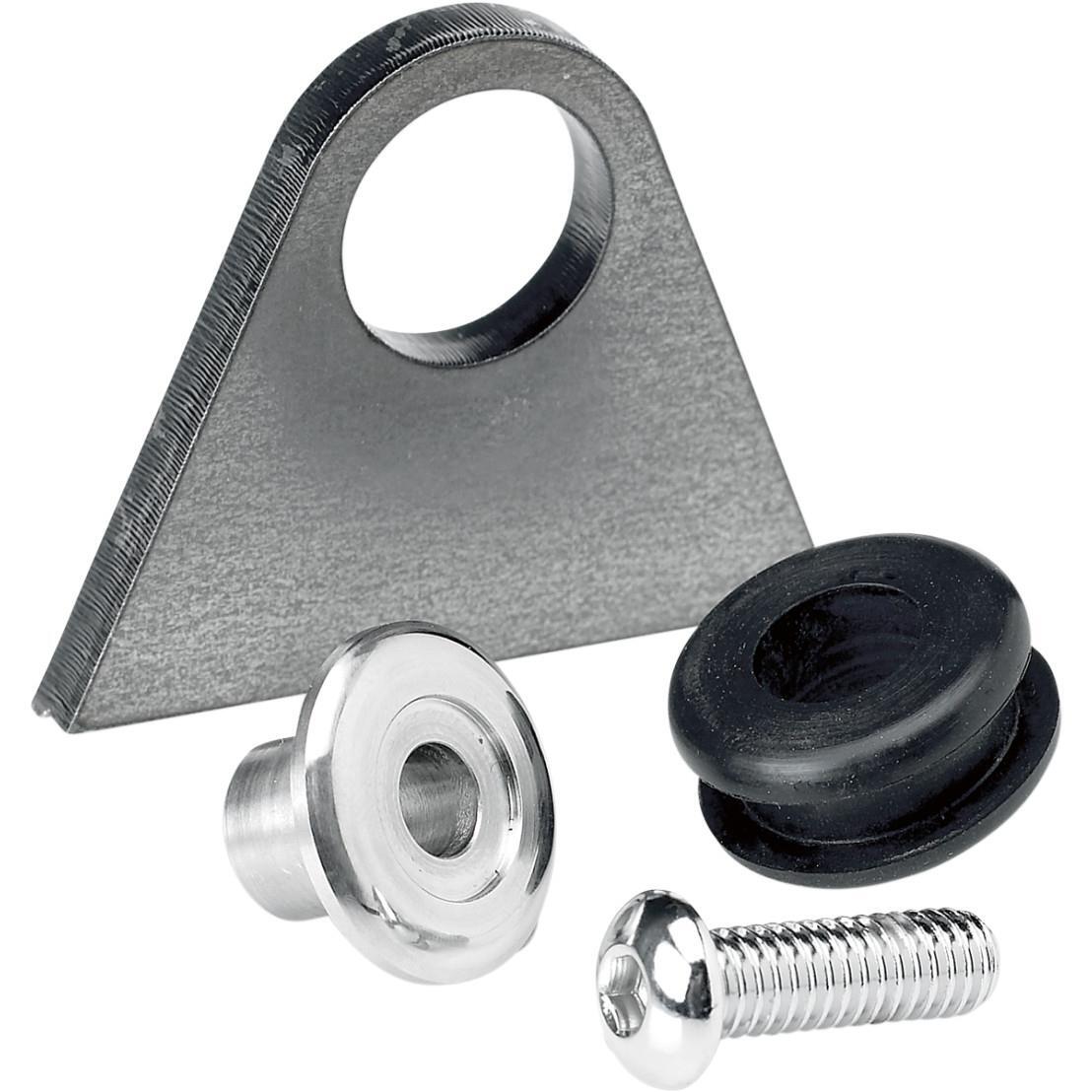 LowBrow Customs - 001277 - Rubber Mount Triangular Tabs, 1/4in. Alloy ...