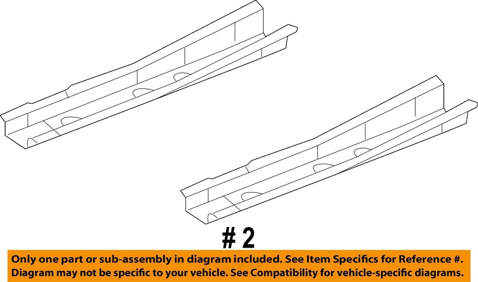 CHRYSLER OEM Floor Rails-Side Rail 5115439AA | eBay