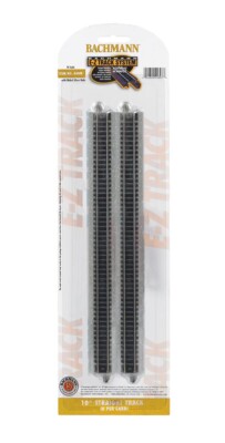 Bachmann N Scale Straight EZ-Track Roadbed Train Track 10in 6-Pack ...