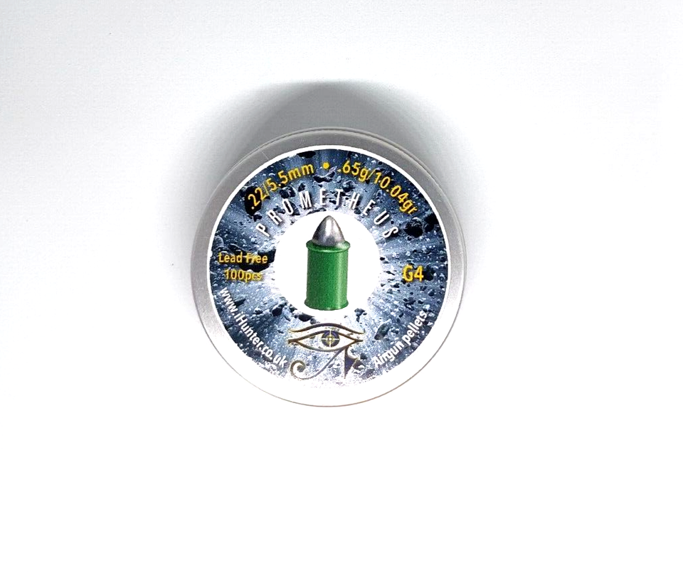 PROMETHEUS 100 Count G4 LEAD-FREE Pointed 5.5mm .22 Caliber Airgun ...