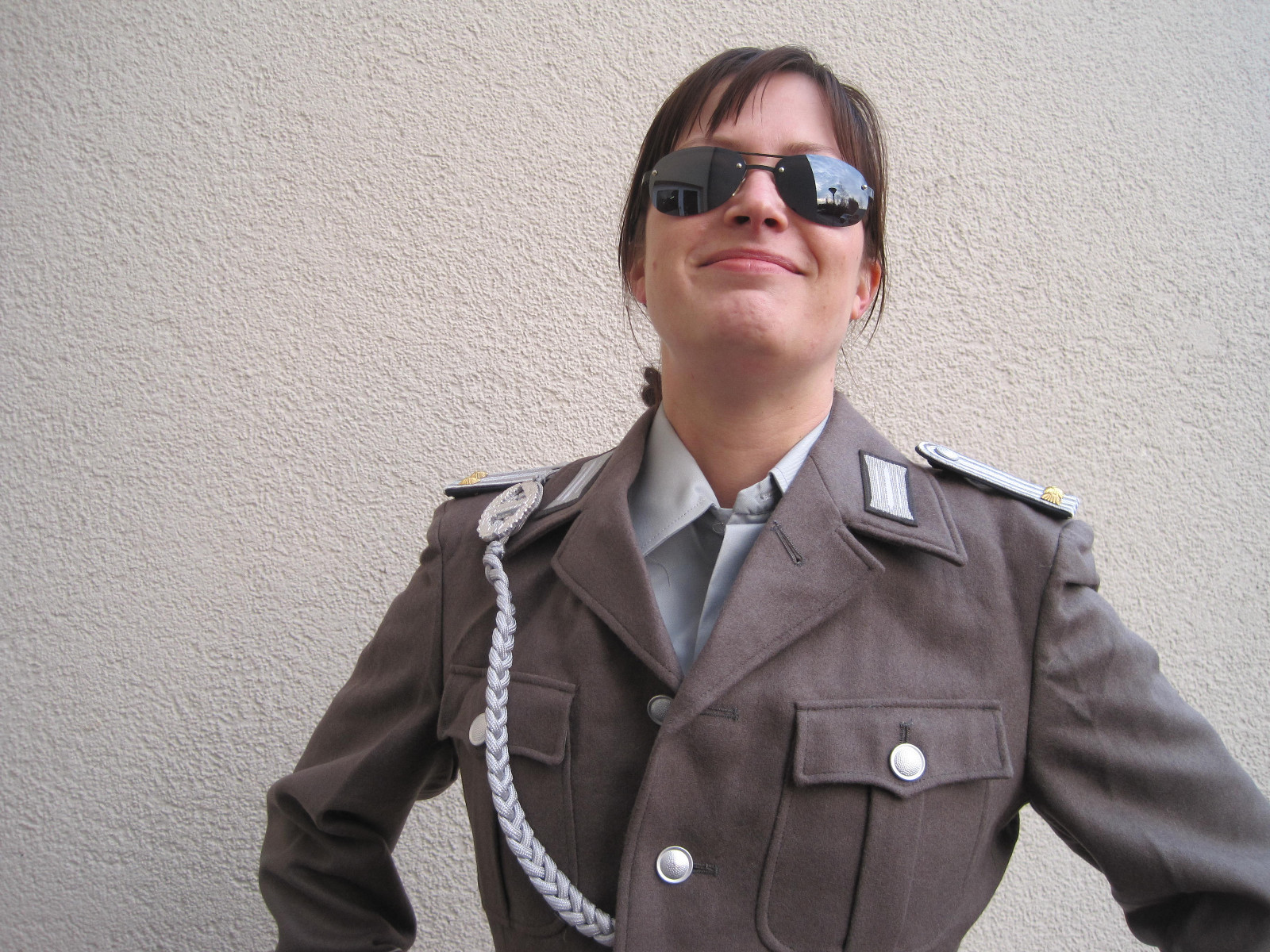 NVA Uniform-Jacke Kostüm Gr. 44 Effekten Ostalgie Fasching Mottoparty ...