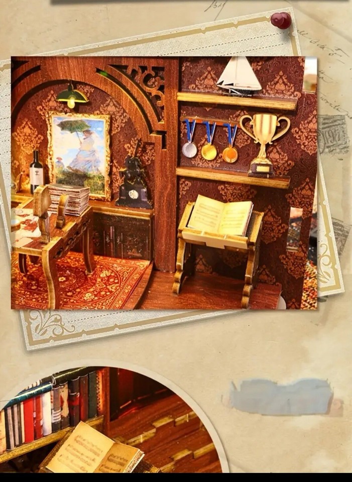 Book Nook Library Kit, diy nook book | eBay UK