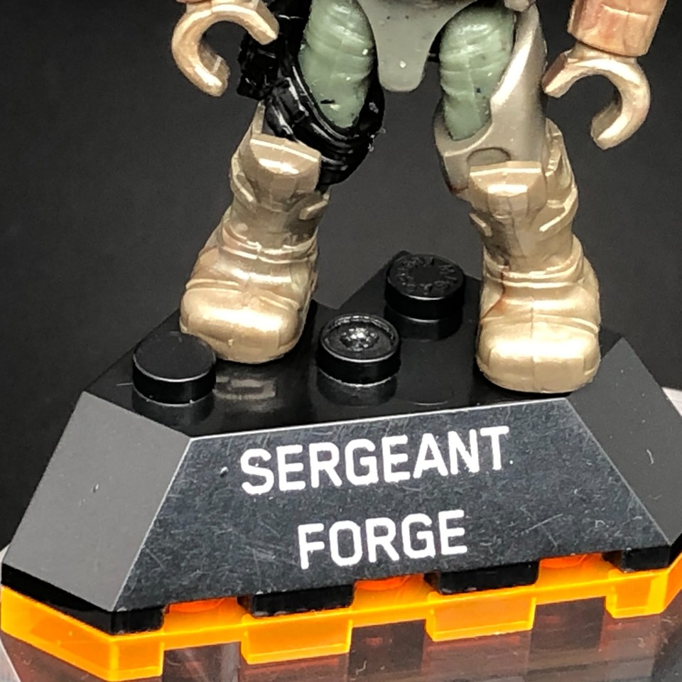 HALO Mega Construx UNSC Sergeant Forge FIGURE DPJ77 Halo Heroes Series ...