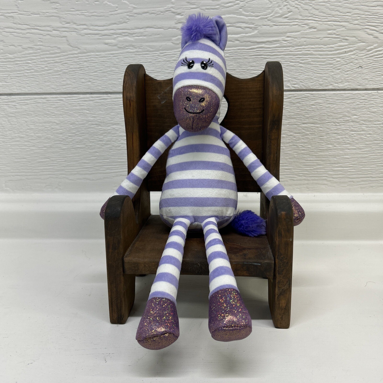 HALLMARK Ziggy the Zebra Plush Stuffed Animal Purple Stripes Toy 14” | eBay