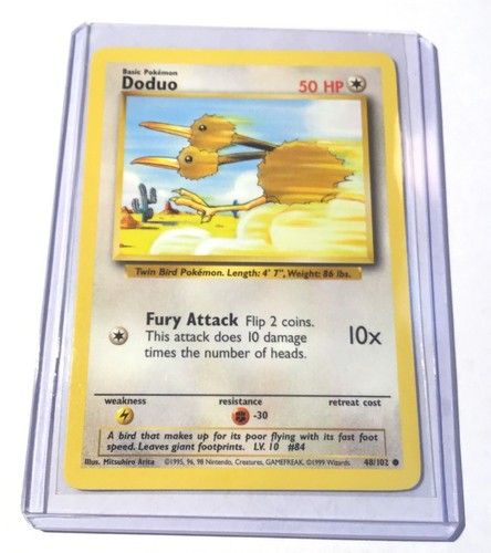 DODUO - Base Set - 48/102 - Common - Pokemon Card - Unlimited Edition ...