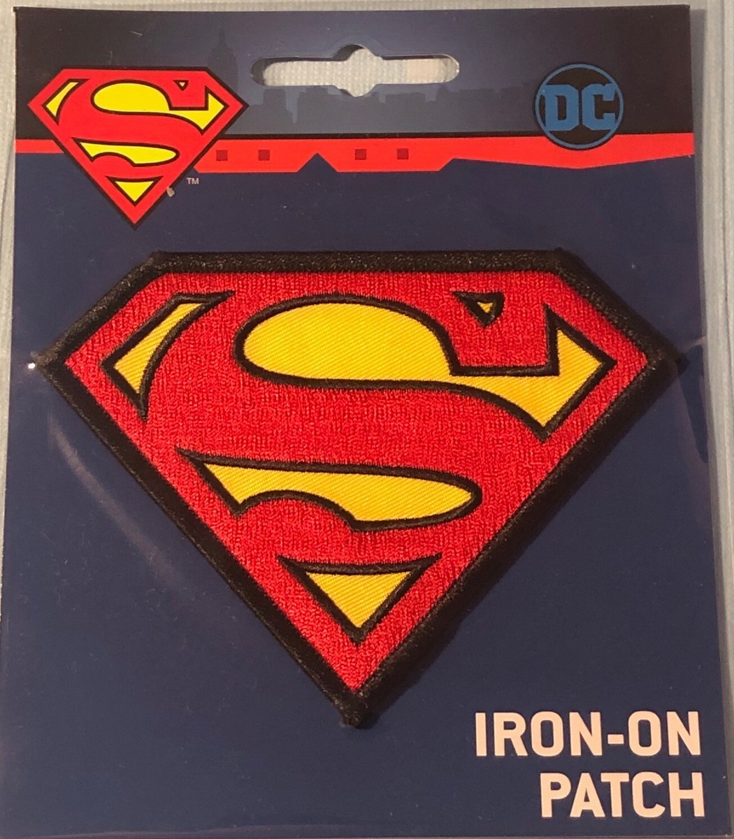 Superman Iron On Logo Oversized Superman Logo Iron On Patch | Superman