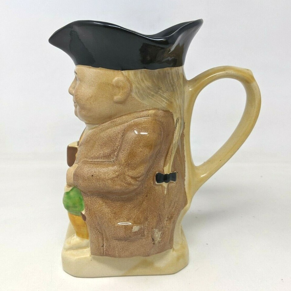 VTG Wood & Sons #1 Figural Character Toby Mug Jug Beer Stein Pitcher ...