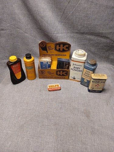 Vintage Drug Store Display Medicine Cabinet Bathroom Advertising Lot ...