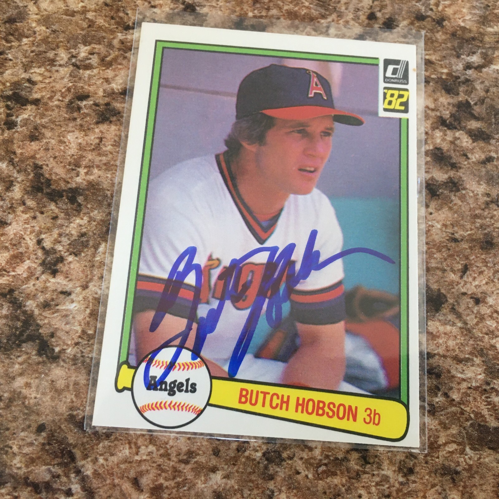 Butch Hobson Signed 1982 Donruss Auto Los Angeles Angels | eBay