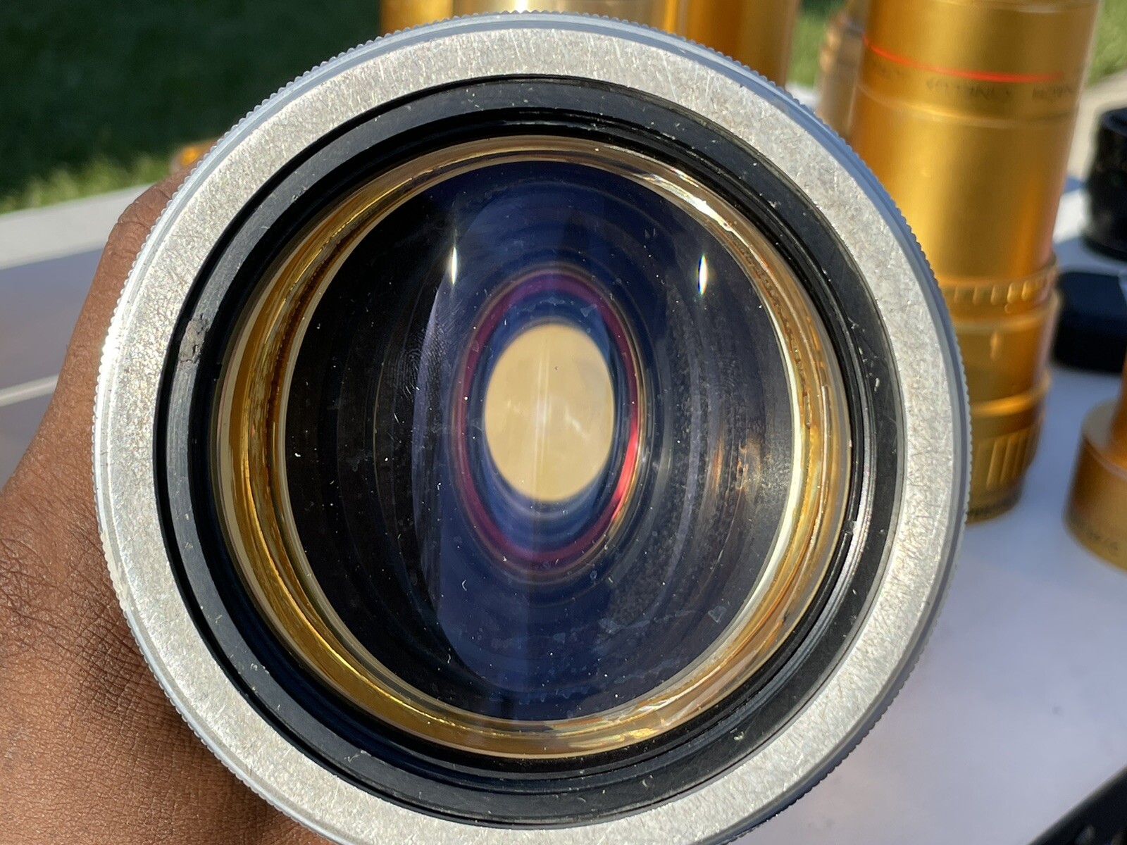 Baush & Lomb Cinemascope Projector Attachment Super Cinephor EF 82.6mm ...