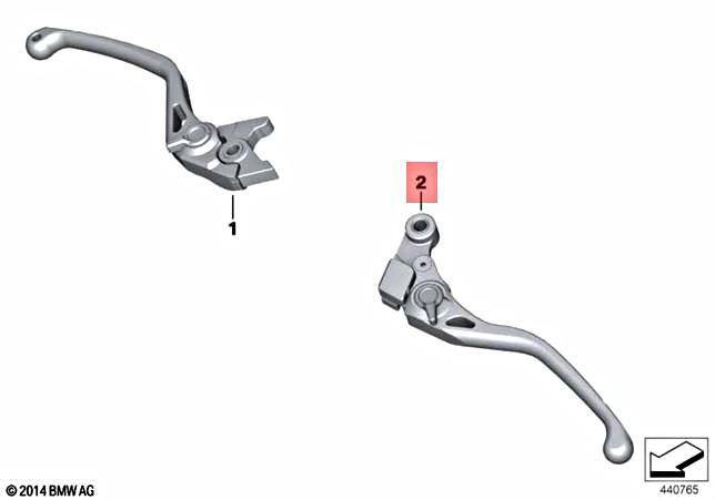 Genuine BMW HP Clutch Lever - F750GS / F850GS / F850GSA 32728355098 | eBay