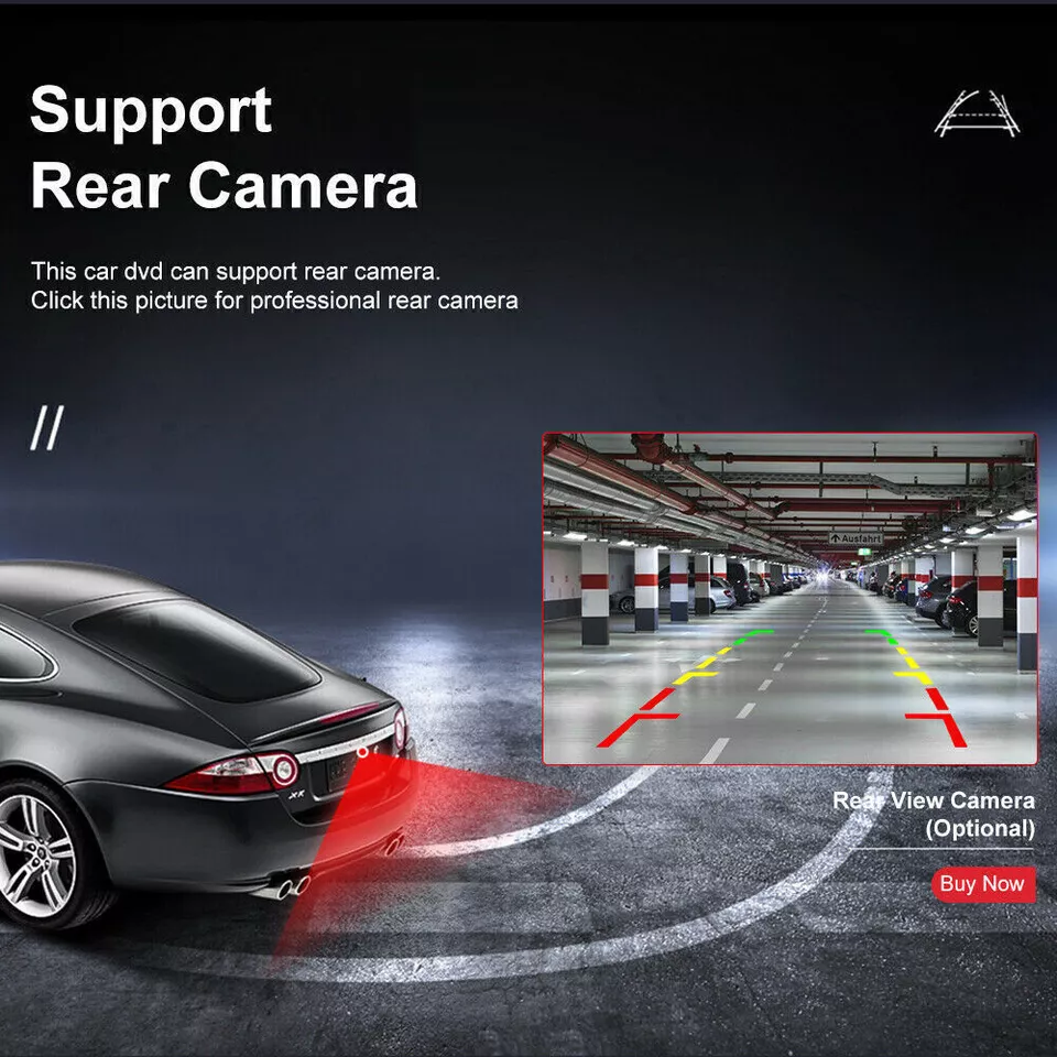 1 DIN 10" Rotatable Android 13 Auto Carplay GPS NAVI WIFI 4+64G Car ...