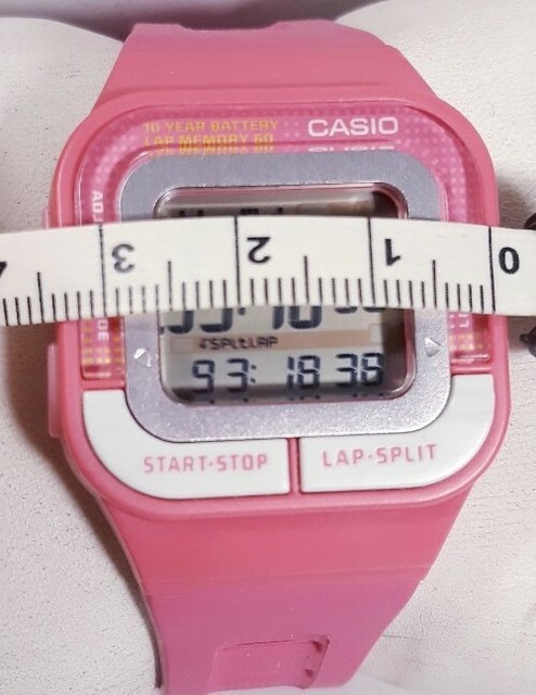 Women Casio Watch Sports Runner 3257 Sdb100 Pink Band White Accent 60 ...