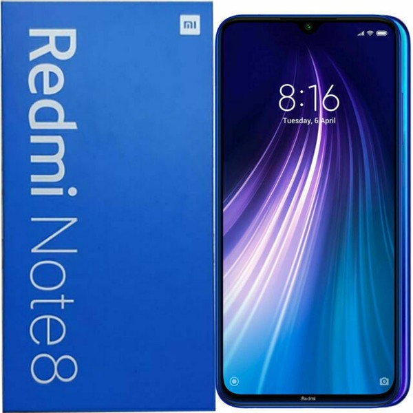 Xiaomi Redmi Note 8 M1908C3JG - 64GB - Neptune Blue (Unlocked) (Dual ...