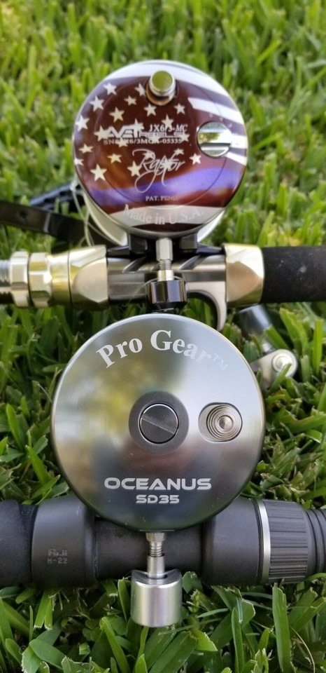 PRO GEAR Oceanus SD35 Pro Gear SD 35 Best Star Drag reel Red RH Limited ...