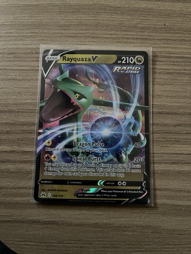 Rayquaza V 100/159 Crown Zenith Holo | eBay
