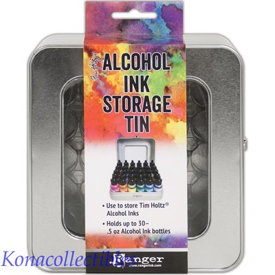 Tim Holtz Storage Tin Alcohol Ink New! Holds 30 bottles! | eBay