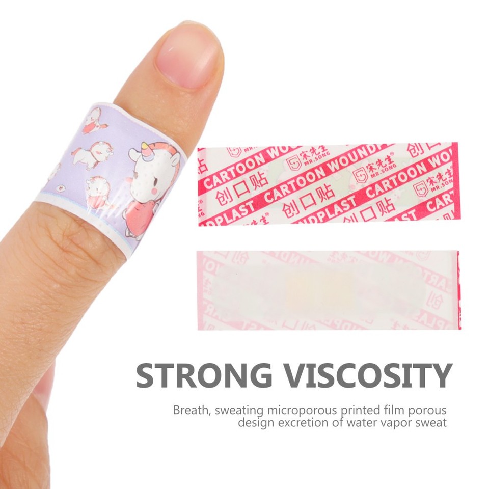 Cartoon Bandages for Kids Waterproof Breathable Wounds Protector | eBay UK