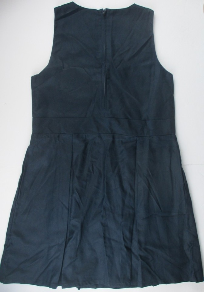 LANDS END Classic Navy School Uniform Jumper Dress Girls 12 *NEW* $40 ...