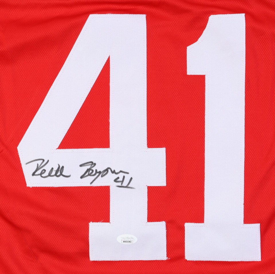Keith Byars Signed Ohio State Buckeyes Jersey (JSA) Philly Eagles ...