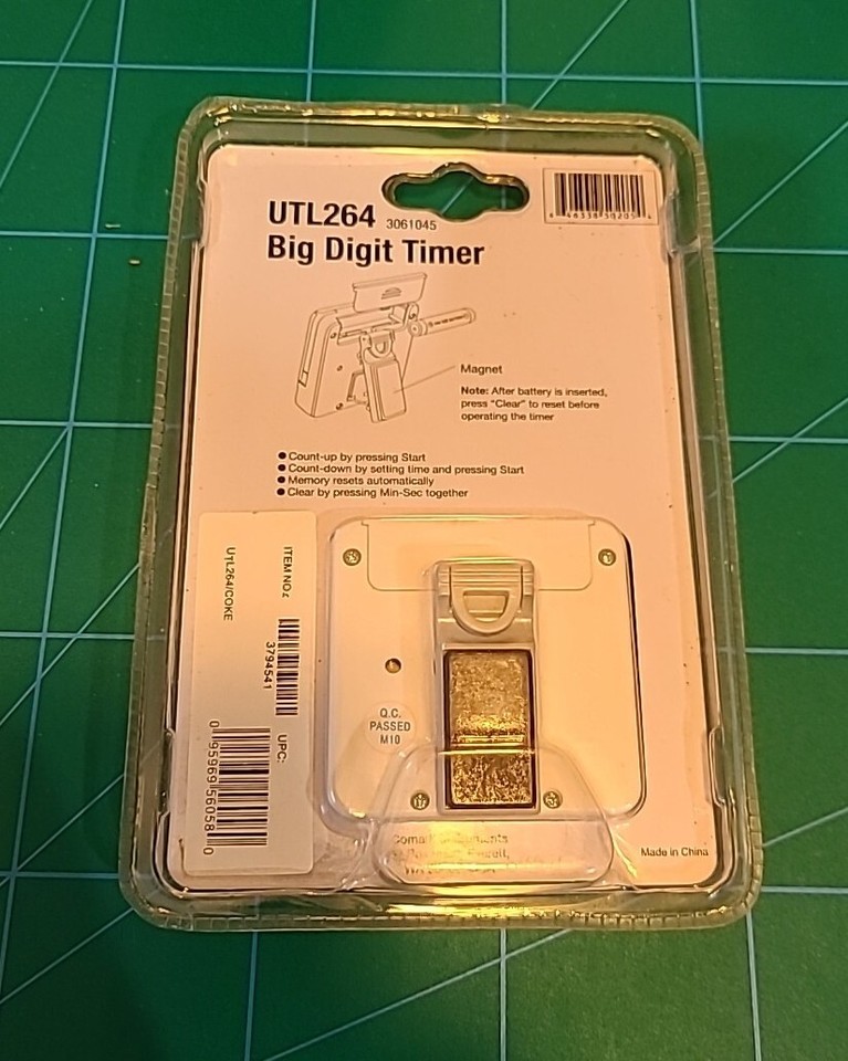 Rare* Comark UTL264/COKE Digital 100 Minute Kitchen Timer - Coca Cola | eBay