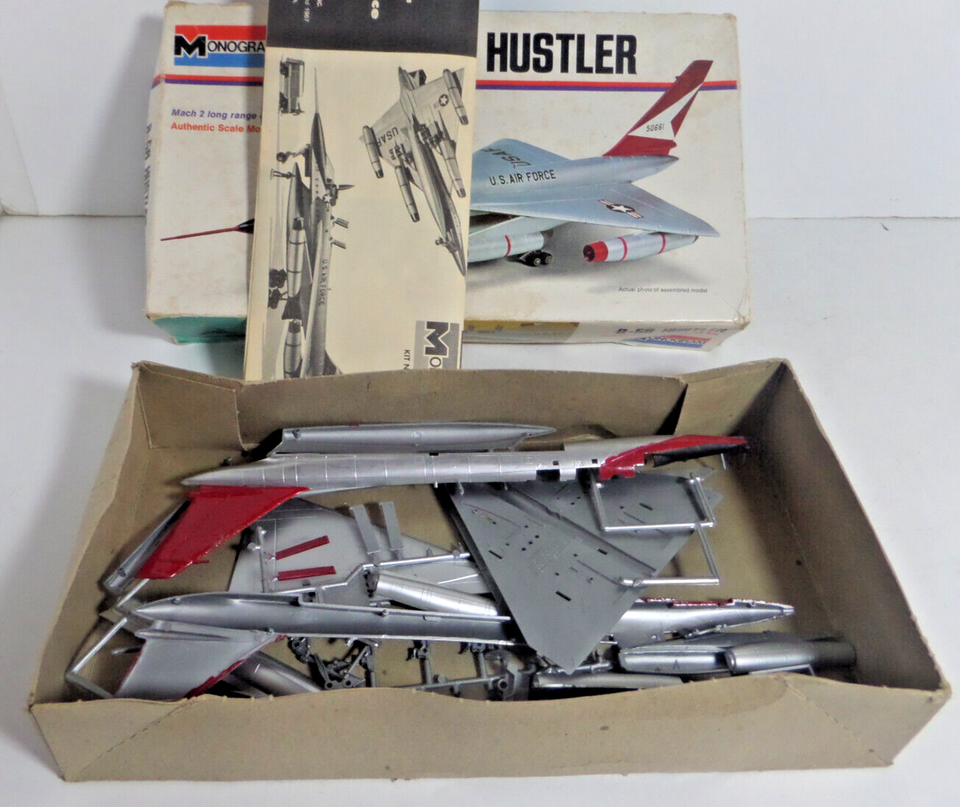 B-58 Hustler scale Monogram 6821 1973 vintage | eBay