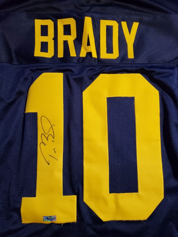Tom Brady Hand Signed Autographed Wilson NFL Football Tampa Bay ...