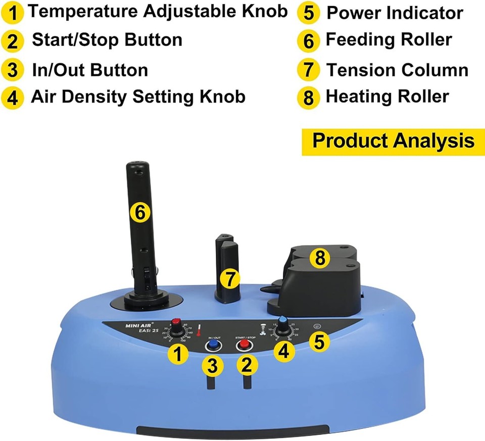 Mini Air Easi 2S Air Pillow Bubble Maker Cushion Machine 2 Free 164 ft ...