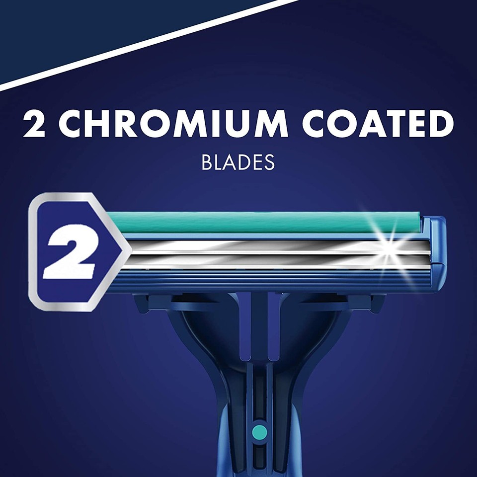 3 Pack Gillette Sensor 2 Plus Pivoting Head Disposable Razors 10ct - 30 ...